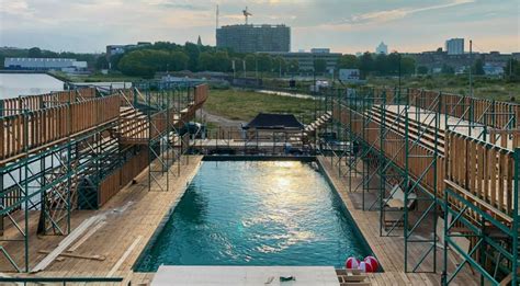 How To Visit Flow Brussels Only Open Air Swimming Pool