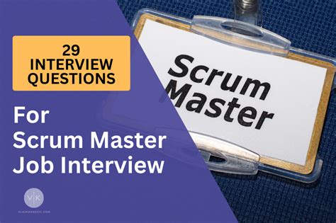 29 essential scrum master interview questions and answers