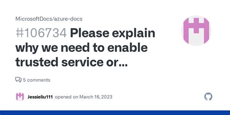 Please Explain Why We Need To Enable Trusted Service Or Resource Instance In Firewall Settings