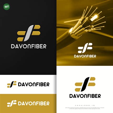Gambar Logo Perusahaan Fiber Klien Davonfiber Jasalogoid