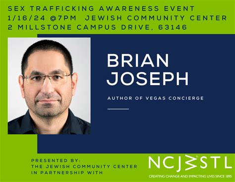 Brian Joseph Sex Trafficking Awareness National Council Of Jewish