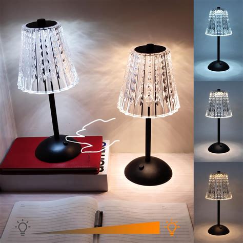 Amingulry Cordless Table Lamp 4000mah Rechargeable Battery Operated