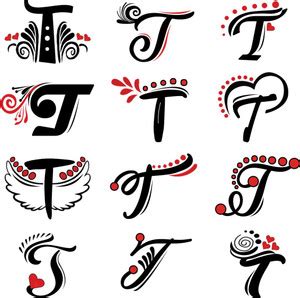 Letter T Tattoo Ideas