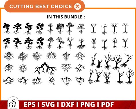 Tree Roots SVG Roots SVG Bundle Roots SVG Family Tree Svg Etsy