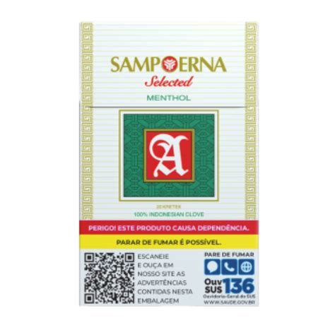 Cigarro Sampoerna Menta Cigarrete Tabacaria