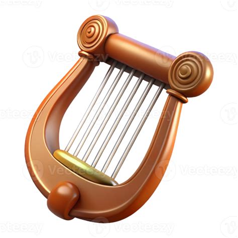 Serene Classic A Lyre Ancient Stringed Instrument High Quality