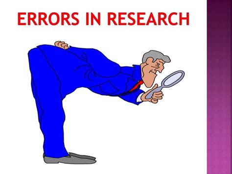 Errors In Research Pptx