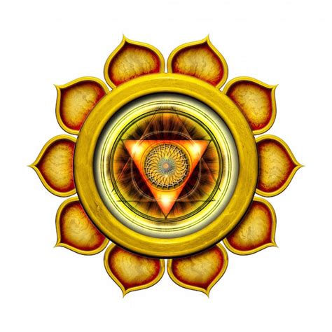 Solar Plexus Chakra Symbol Sanskrit Symbol Meanings In Center Of