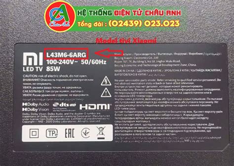 Cách đọc Model Tivi Xiaomi Hướng Dẫn Chi Tiết Dễ Hiểu Nhất