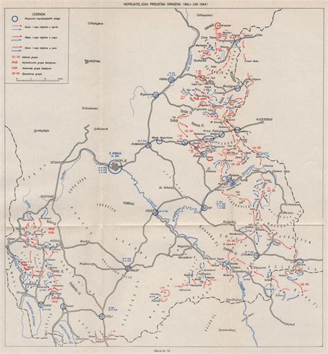 Macedonia 7th Axis Spring Offensive May Jun 1944 Kicevo Vranje Kratovo