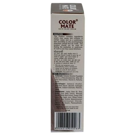 Color Mate Hair Color Cream Dark Brown 130 Ml Jiomart