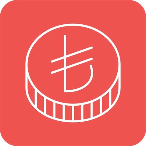 Premium Vector Turkish Lira Icon