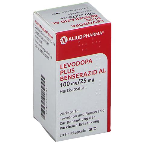 Levodopa Plus Benserazid Al 100 Mg 25 Mg 20 St Shop