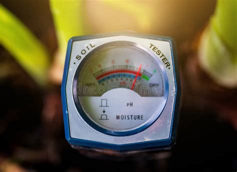 Soil Ph Meter And Soil Fertility Meter Stock Image Image Of Display