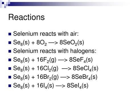 Ppt The Main Group Elements Sulfur Selenium Tellurium And Polotinum Powerpoint Presentation