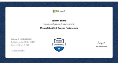 soham bharti on linkedin azure ai machinelearning microsoftcertified cloudcomputing ai900…
