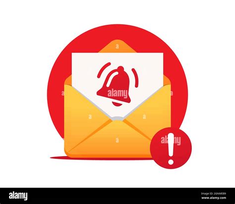 Email Reminder Vector Icon Notification Of A New Email New Email
