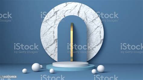 연단이 있는 배경 벡터 3d 블루 렌더링 최소 블루 파스텔 장면 최소 추상 배경 3d 렌더링 추상 기하학적 모양 블루 파스텔 쇼 제품에 대 한 3d 스탠드 받침대 배경 0