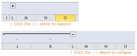 Put A Dynamic Hint For Showing Or Hiding Rows Or Columns Hidden By Data
