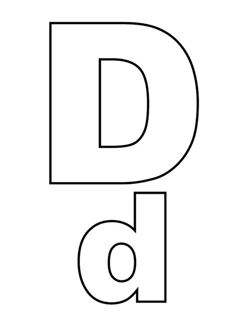 Uppercase D