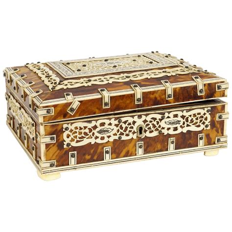 Tortoise Shell And Bone Box At 1stdibs Tortoise Shell And Bone Box At 1stdibs
