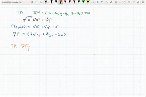 SOLVED Tangent Planes Of A Cone Show That Any Tangent Plane To The Cone Z A X B Y