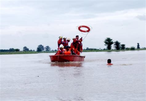 ကြံခင်းမြို့၌ သဘာဝဘေးအန္တရာယ် ရေပြင်ရှာဖွေကယ်ဆယ်ရေး ဇာတ်တိုက်လေ့ကျင့
