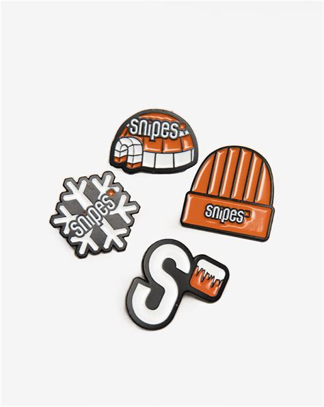 Shop Snipes Winter Pin Set Sn Ho22 4pinset S Igloo Beanie Snowflake Multi Snipes Usa