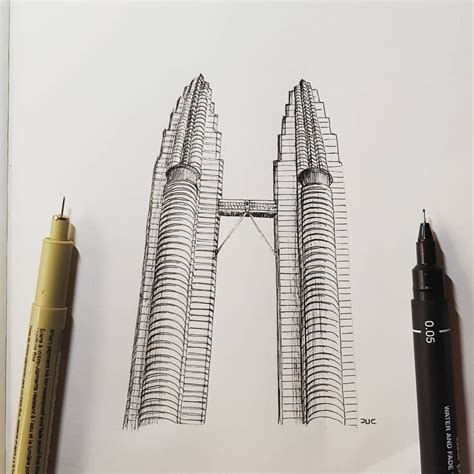 Klcc Drawing