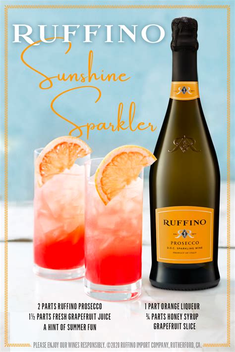 Brighten Your Summer Celebration With Ruffino Prosecco