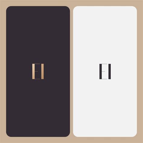 Premium Vector Ei Logo Design Vector Image