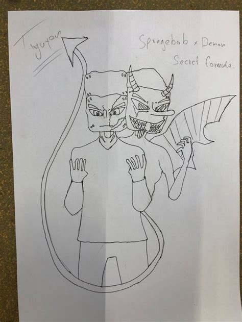 Spongebob X Demon Spongebob Demon Sketches