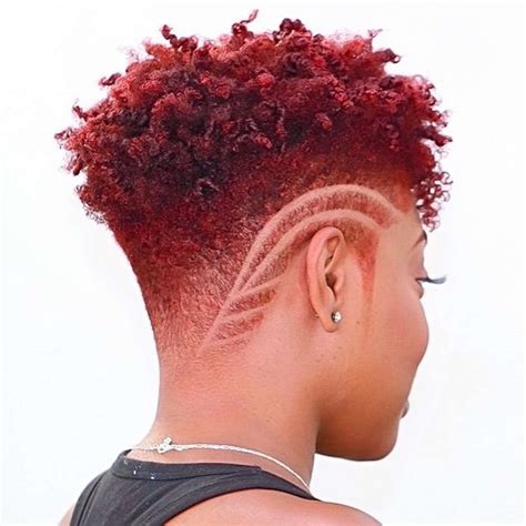 20 Stunning Examples Of Black Women With Fades Short Natural Curly
