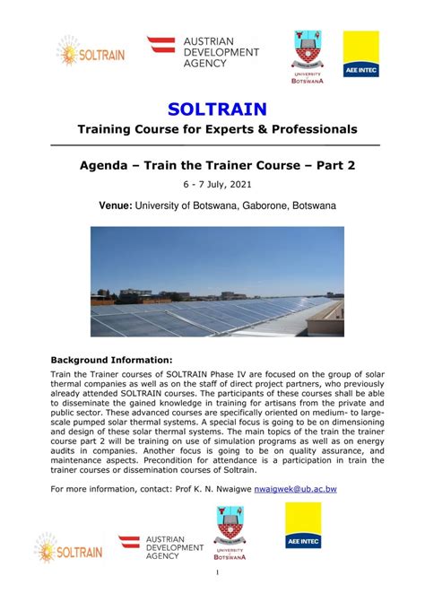 Kevin Nnanye Nwaigwe Ph D On Linkedin Part 2 Of The Course On Design Of Solar Thermal Systems