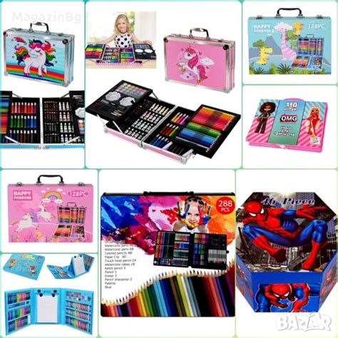 Комплект за Рисуване и оцветяване Komplekt Za Risuvane Чудесен Подарък в Рисуване и оцветяване в