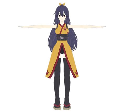 Homura Kogetsu 1 Mmd Pmx By Bak09 On Deviantart