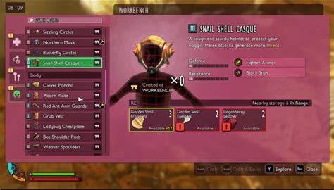 How To Craft Tier 3 Snail Shell Armor Set In Grounded 2