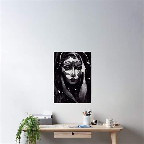 Drow With Vitiligo Poster For Sale By Red Alien Redbubble