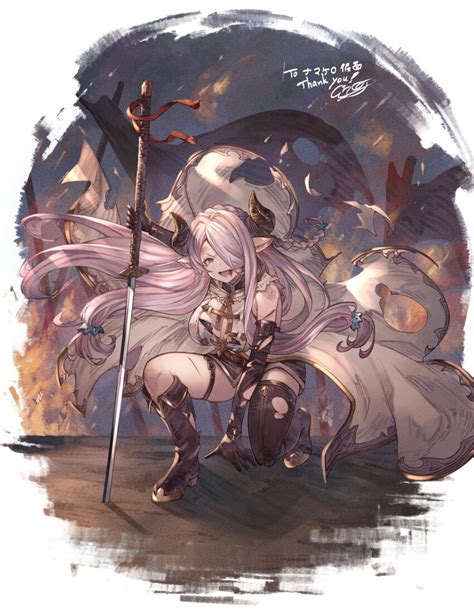 Ayacho Narmaya Granblue Fantasy Granblue Fantasy Granblue Fantasy Versus Light Purple Hair