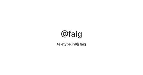 Faig — Teletype