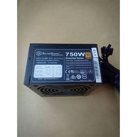 特價出清 銀欣 Essential系列 Et750 G 750w 80金牌 電源供應器 蝦皮購物