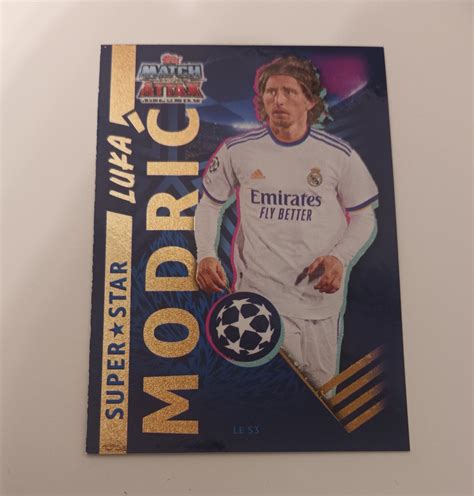 Luka Modrić Super Star Match Attax Kartica