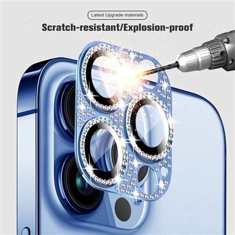 Sgp ไฮบริดใหม่เพชร S Tudded เลนส์ปกคลุมสำหรับ Ip Hone 14 Pro Max กรณี