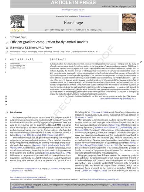 pdf efficient gradient computation for dynamical models