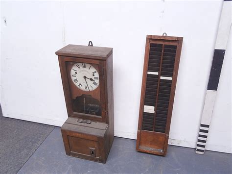 0036092 Clocking In Machine H 90cm X 36 X 30 With Card Holder H