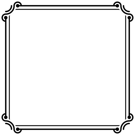 Simple Line Designs Border