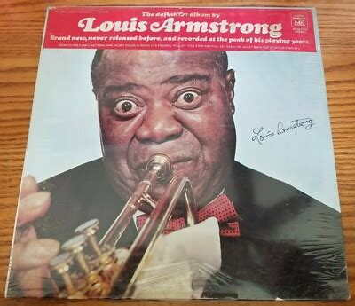 Vtg 33 Louis Armstrong The Definitive Album Afsd 6241 Stereo