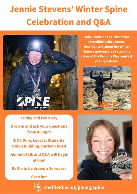 Join This Amazing Woman To Hear About Her Recent Endeavours In The Winter Spine Race Across The