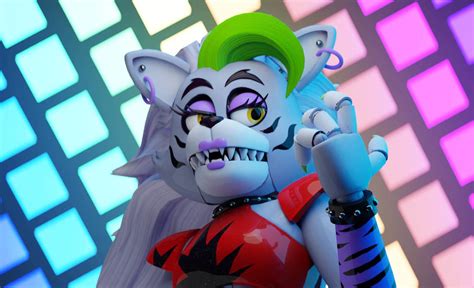 Fnafblender Rainbow Neon Roxanne Wolf Lol By Mariklove2007 On Deviantart