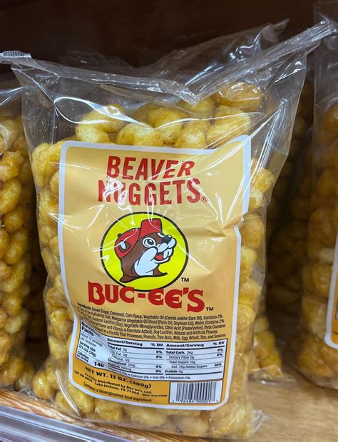 Buc Ees Beaver Nuggets Crunchy Caramel Corn Puffs 13oz Etsy